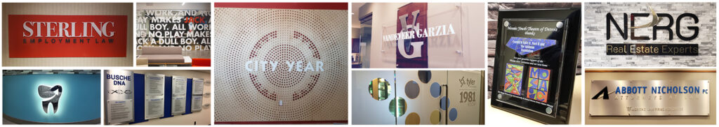 Custom Interior Signs for Business, Office, Restaurants & More